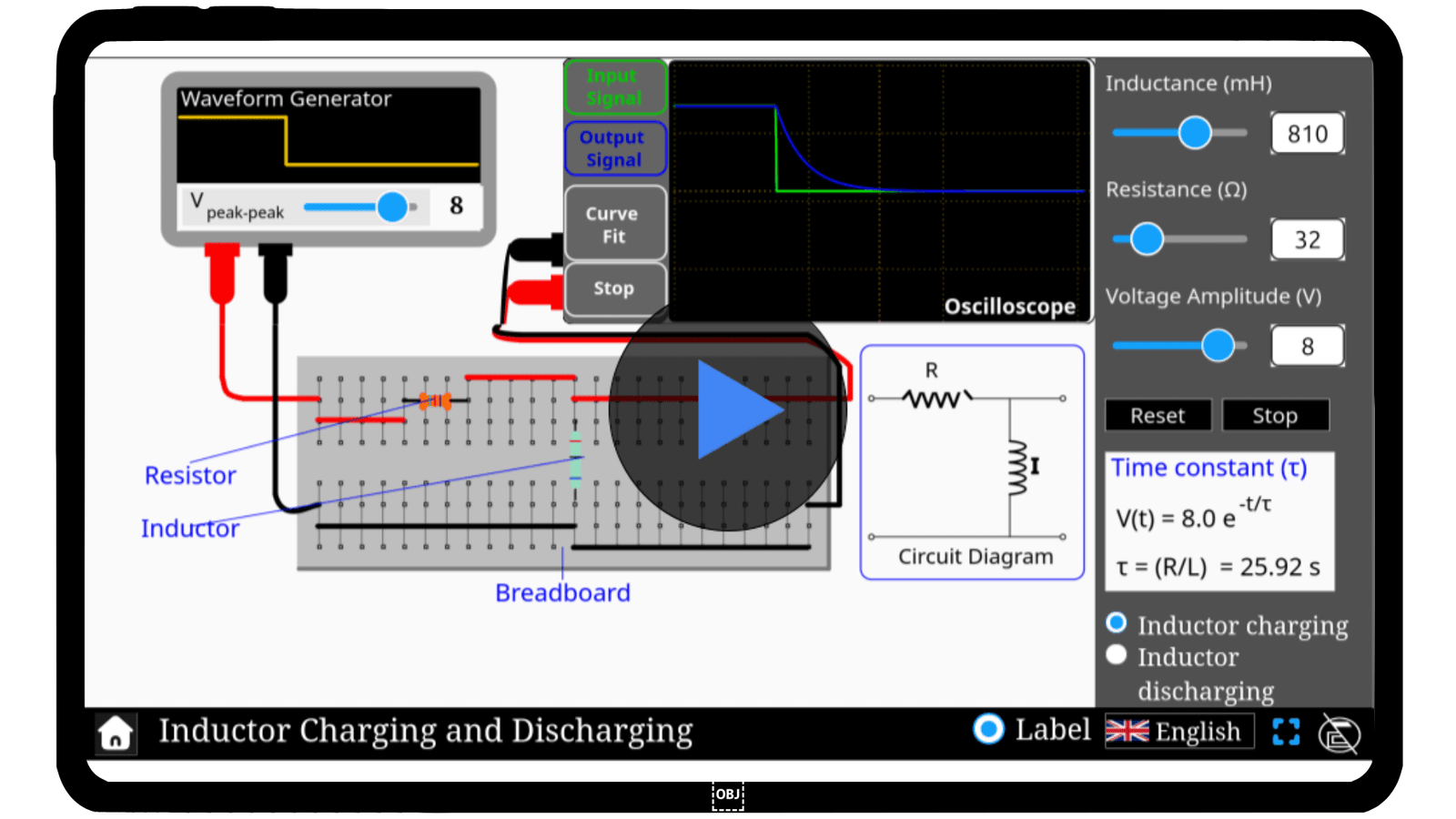 Inductor charging & discharging - Explerify.com