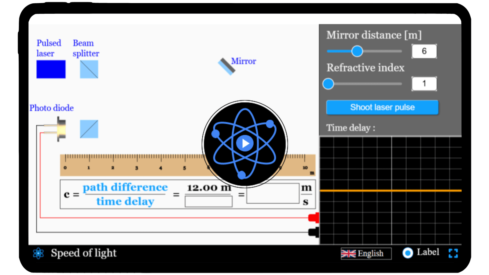 Speed of light simulator - Explerify.com