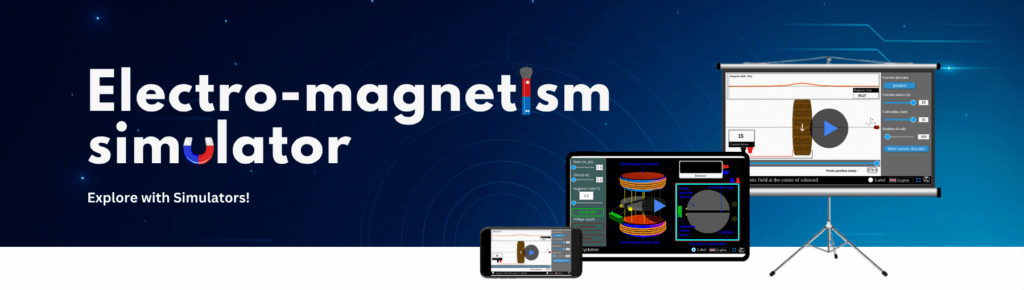 Electro-magnetism Simulator - Explerify.com